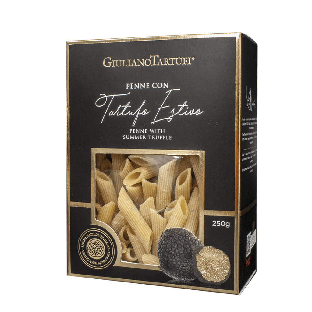 Penne with summer Truffle - First Dishes - Giuliano Tartufi