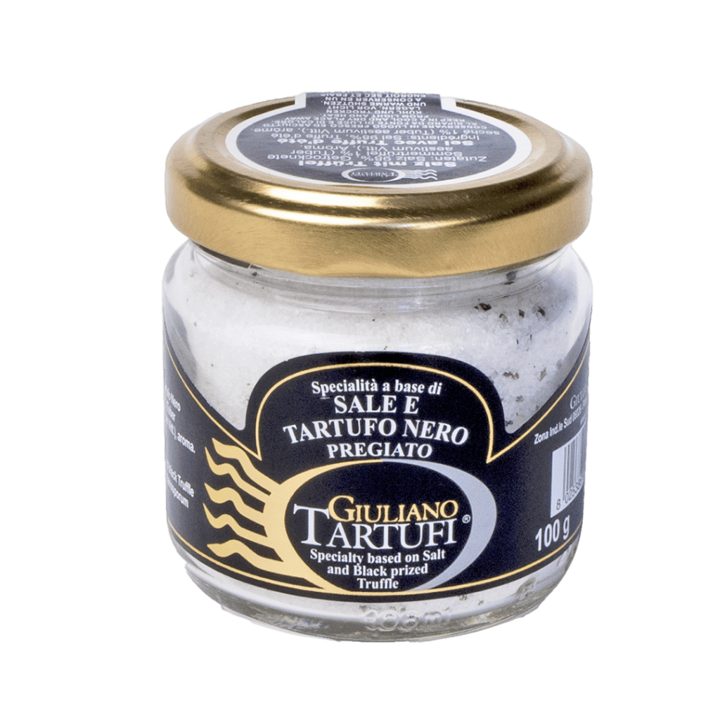 Extra virgin olive oil dressing Black Truffle flavour - with pieces